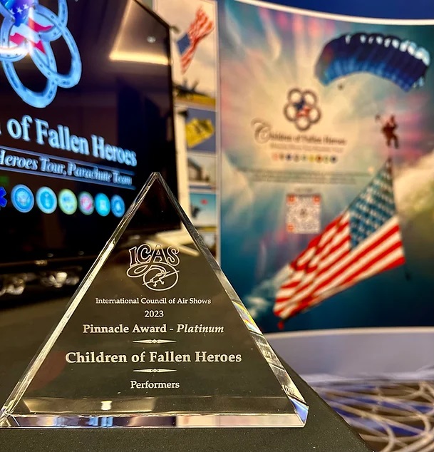 Children of Fallen Heroes Parachute Team receives prestigious Pinnacle ...