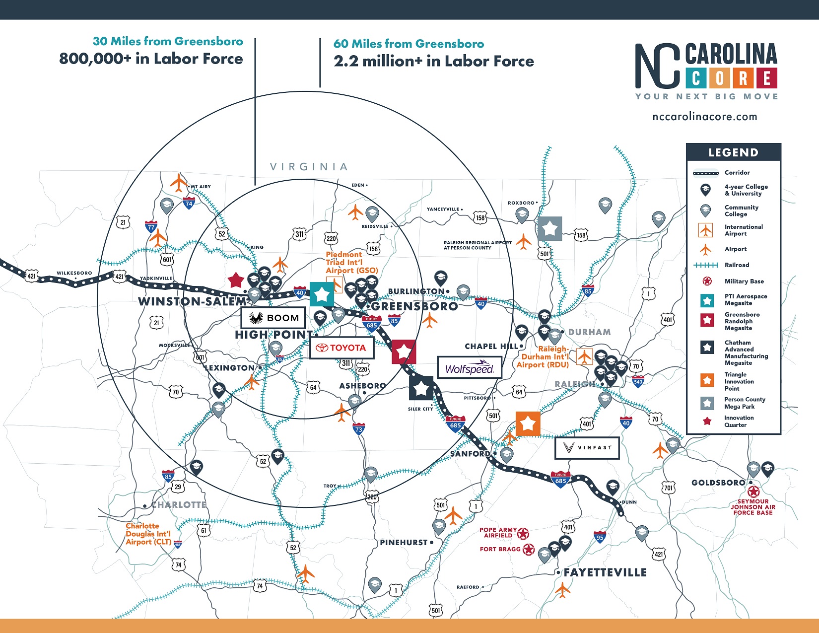 Carolina Core celebrates “Economic Development Week” and 42,300 office ...