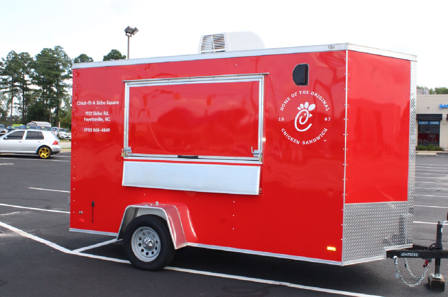 New Chick Fil-A trailer serves as additional distribution point for the ...