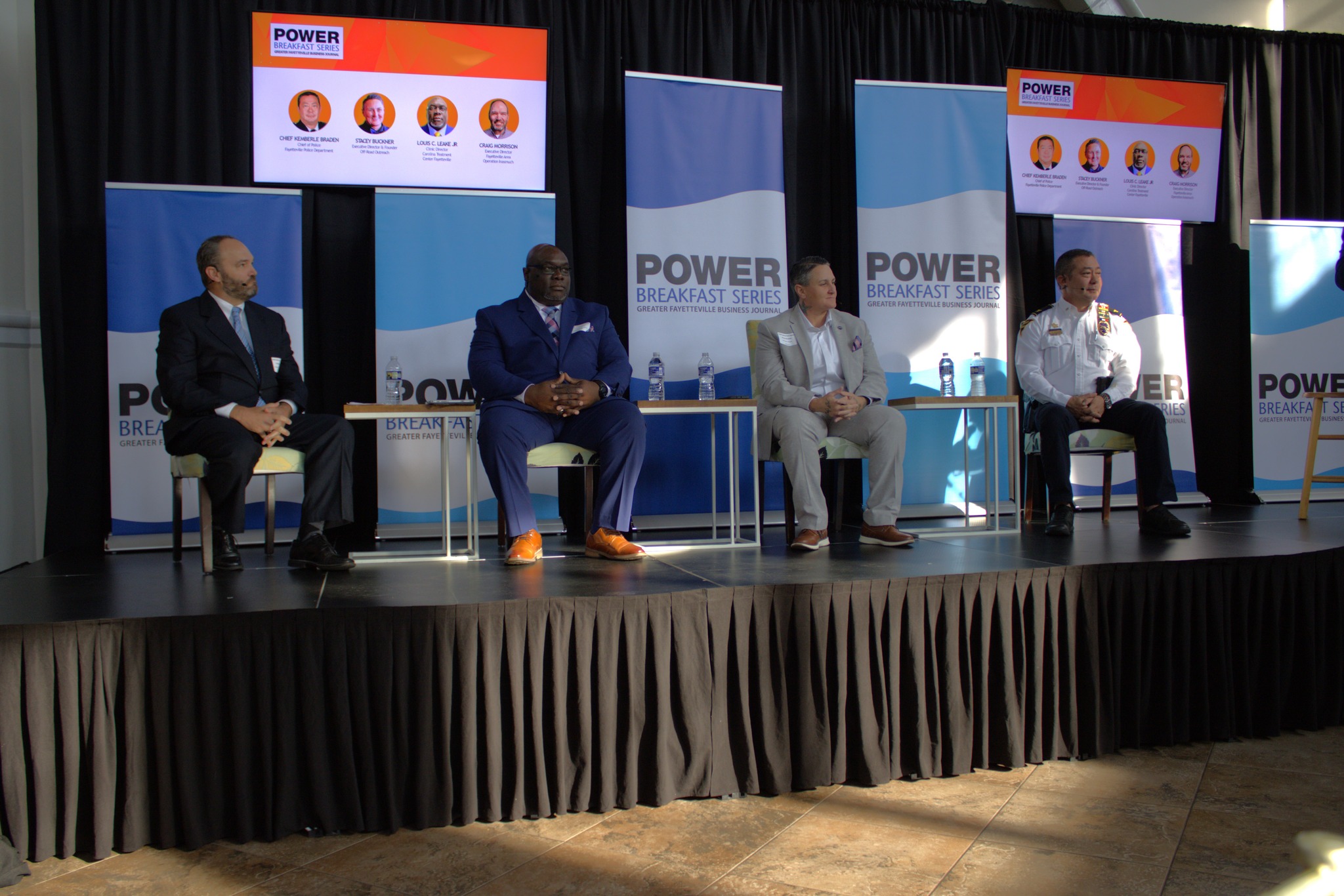 Power Breakfast packs a punch; Business leaders brainstorm ways to see ...