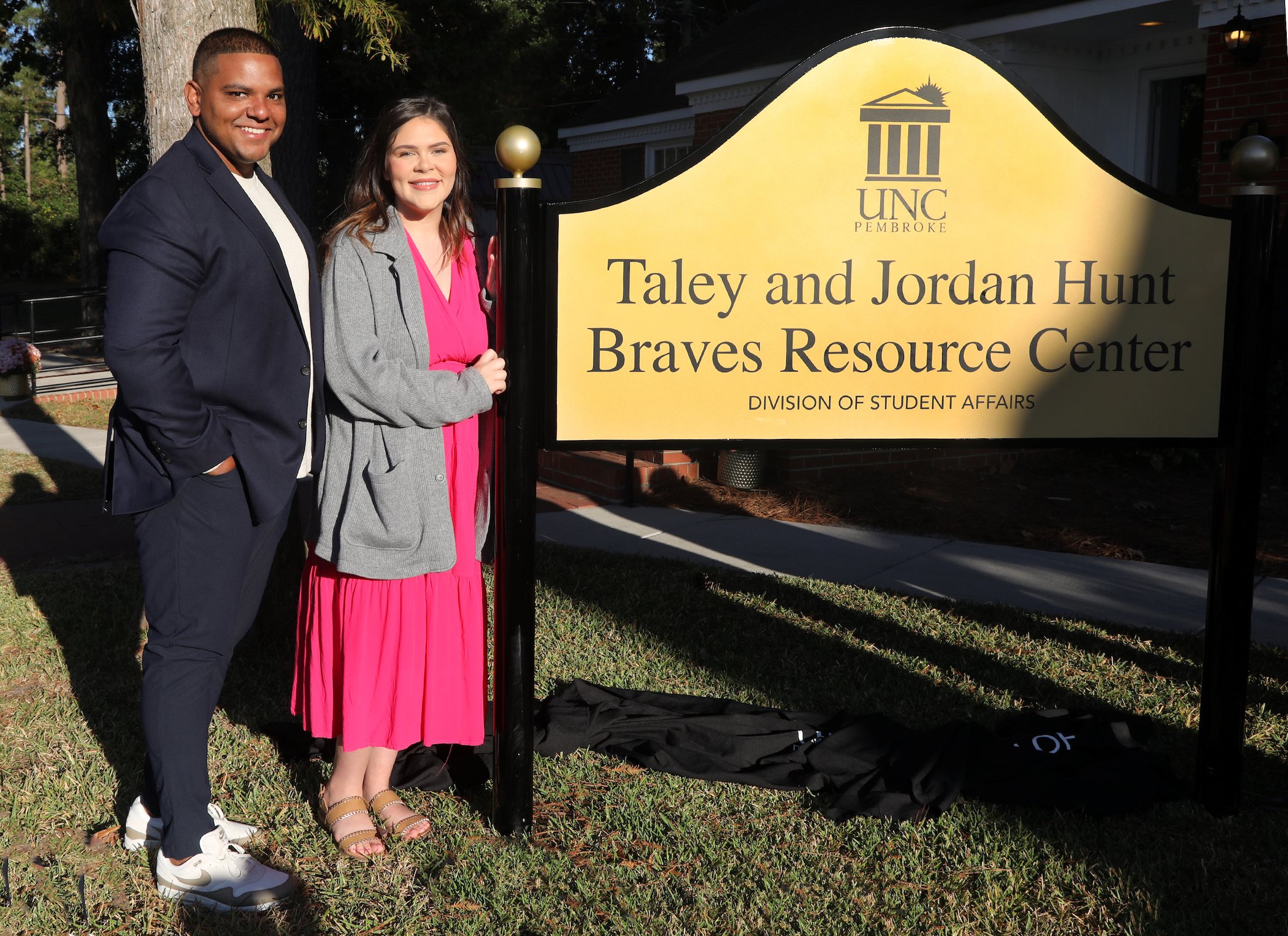 UNCP Alumni Taley and Jordan Hunt's $200K gift enhances Resource Center ...