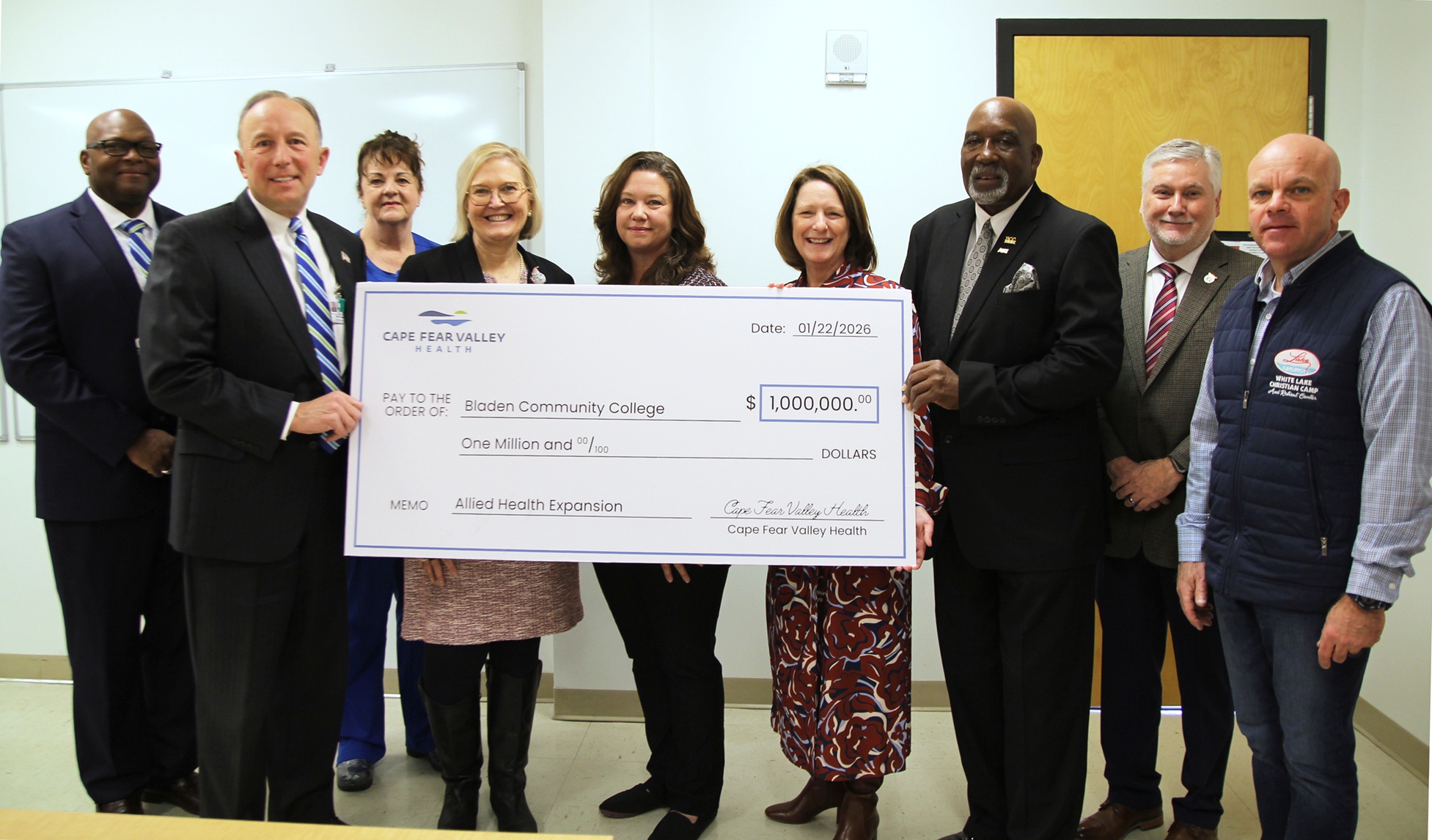 Bladen Community College receives transformative $1 million gift from ...